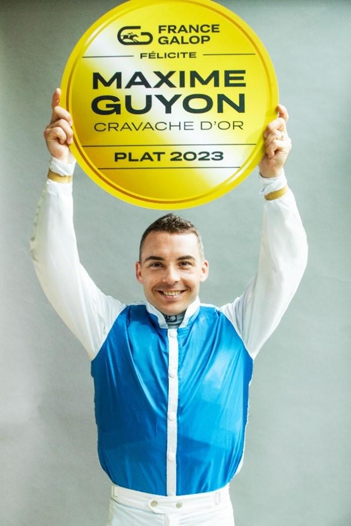 PLAT - La Cravache d’Or 2023 du jockey Maxime Guyon célébrée à l ...